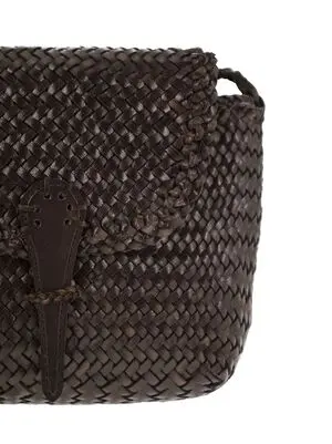 Dragon Diffusion Mini City Bag Woven Leather Bag