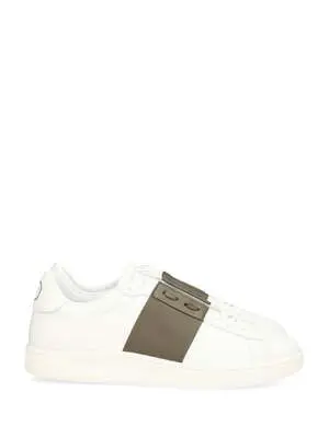 Valentino Garavani Open Royco" Leather Sneakers - White