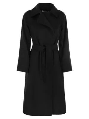 Max Mara Manuela Camel Coat - Black