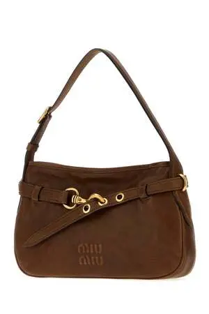Miu Miu Nappa Leather Aventure Shoulder Bag