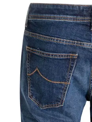 Jacob Cohen Slim Fit Cotton Trousers