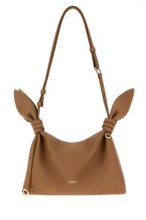 Loewe Camel Leather Mini Scarf Shoulder Bag - Brown