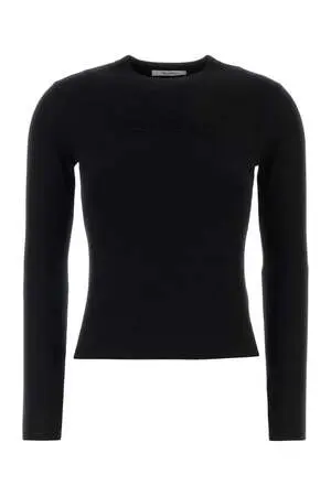 Max Mara Wool Manto Sweater - Black
