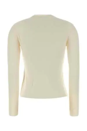 Max Mara Ivory Wool Manto Sweater - White