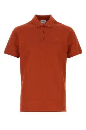 Burberry Piquet Polo Shirt - Orange