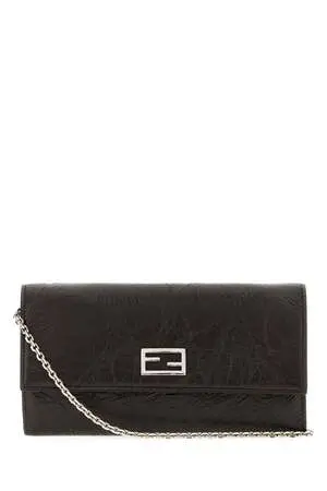 Fendi Leather Tube Wallet
