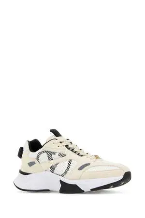 Valentino Garavani Mesh And Suede Demiverity Sneakers - Multicolor