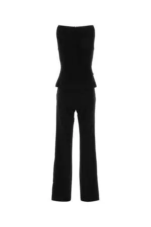 SELF-PORTRAIT Wool Jumpsuit