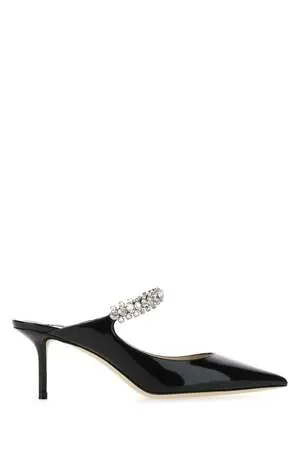 JIMMY CHOO Jimmy Choo Leather Bing 65 Mules Black