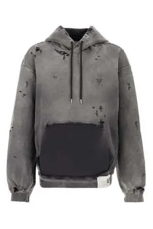 Mihara Yasuhiro Cotton Oversize Sweatshirt - Black