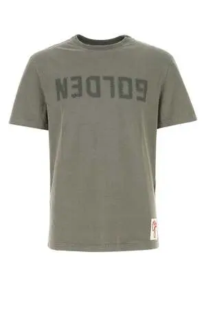 GOLDEN GOOSE Dove Grey Cotton T-shirt - Gray