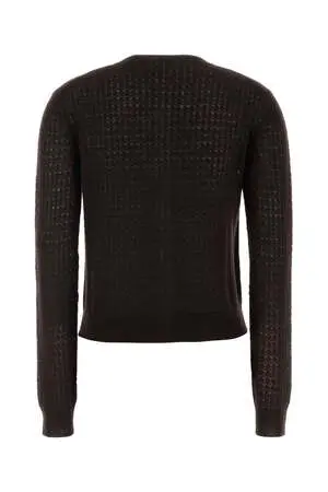 Miu Miu Dark Cashmere Blend Cardigan