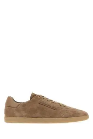 Zegna Biscuit Suede Sneakers - Brown
