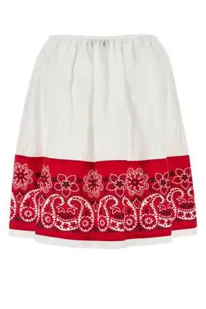 Miu Miu Poplin Skirt
