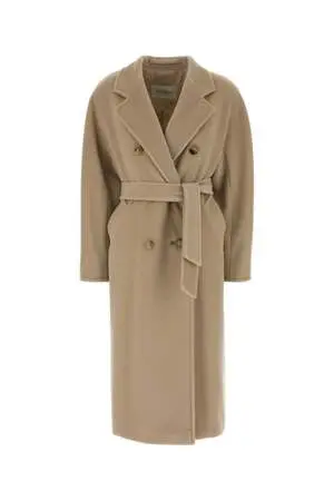 Max Mara Cappuccino Wool Blend Madame Coat - Brown