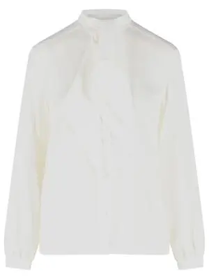 Max Mara Leccio' Silk Shirt - White