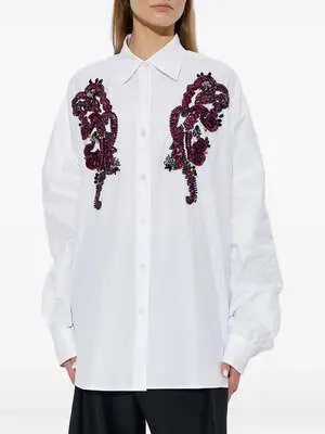Dries Van Noten Embroidered Cocoon Shirt