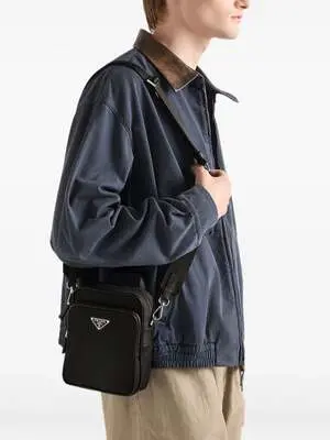 Prada Borsa A Tracolla In Re-nylon E Saffiano