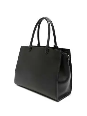 Prada Borsa A Mano Prelude Large In Pelle - Black