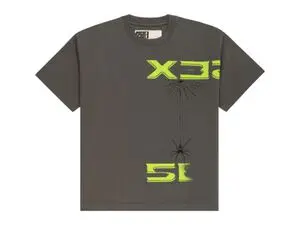SP5DER 5ex Heavyweight Tee Shirt - Slate Grey