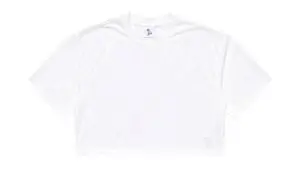 OVO Owl Logo Crop T-shirt - White