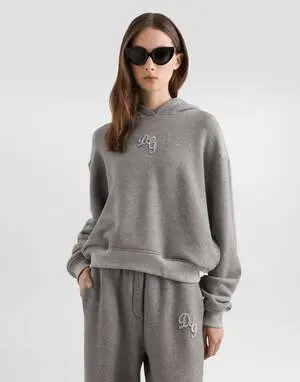 Dolce & Gabbana Embroidered Fleece Hoodie