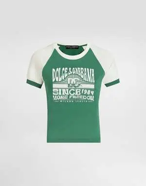 Dolce & Gabbana Jersey T-shirt With Print