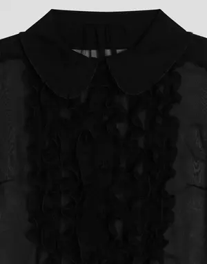 Dolce & Gabbana Chiffon Shirt With Ruffle Detail