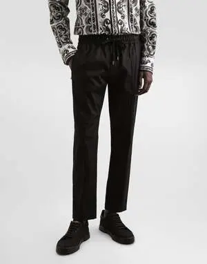 Dolce & Gabbana Cotton Gabardine Jogging Trousers