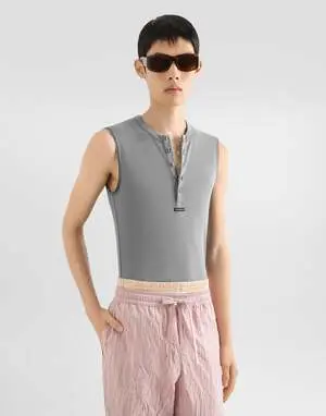 Dolce & Gabbana Cotton Serafino T-shirt