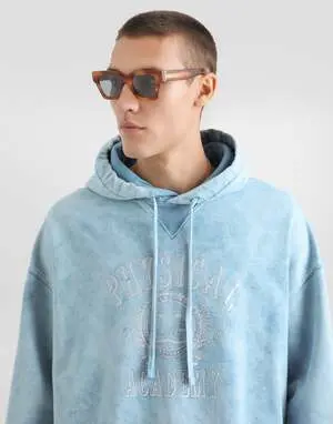 Dolce & Gabbana Cotton Sweatshirt With Vintage Finish
