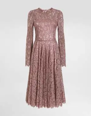 Dolce & Gabbana Lace Dress - Lilac