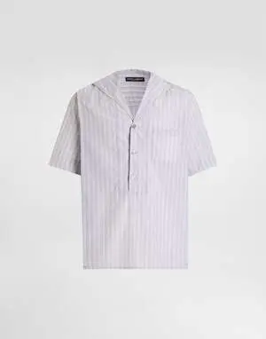 Dolce & Gabbana Striped Cotton Poplin Shirt - Multicolor