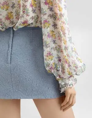 Dolce & Gabbana Small Floral-print Chiffon Shirt