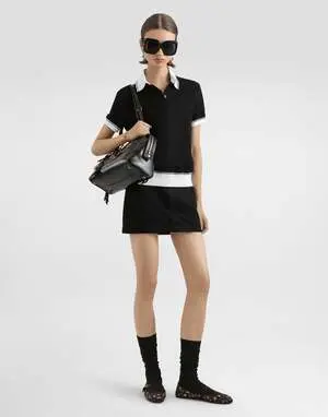 Dolce & Gabbana Piqué Polo Shirt With Embroidery