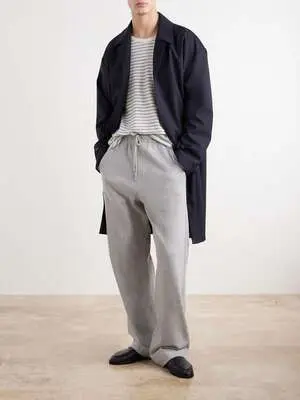 Folk Striped Cotton T-shirt - Ecru