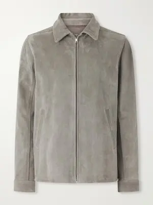 Rick Owens Suede Zip-up Jacket
