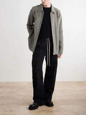 Rick Owens Suede Zip-up Jacket