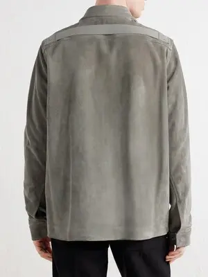 Rick Owens Suede Zip-up Jacket