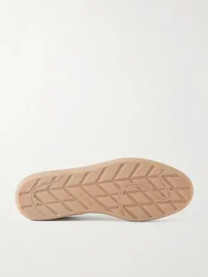 Zegna 232 Leather-trimmed Suede Sneakers