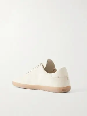 Zegna 232 Leather-trimmed Suede Sneakers