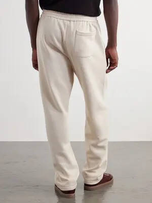 Ralph Lauren Purple Label Cotton And Cashmere-blend Drawstring Sweatpants