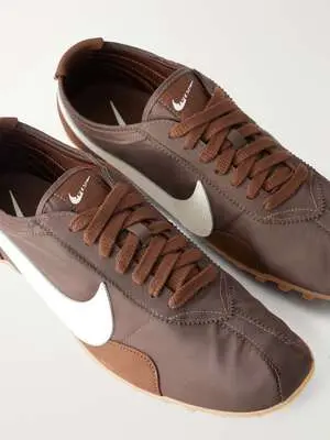 Nike Moon Shoe Suede-trimmed Shell Sneakers
