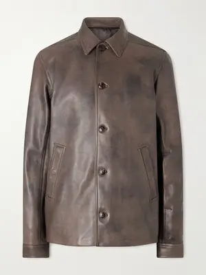 Rick Owens Brad Leather Jacket