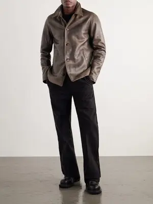 Rick Owens Brad Leather Jacket