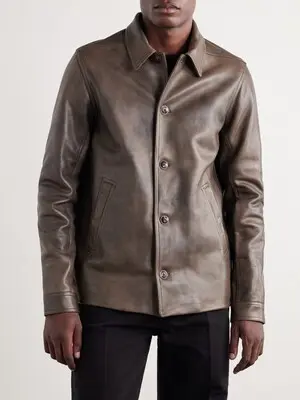 Rick Owens Brad Leather Jacket