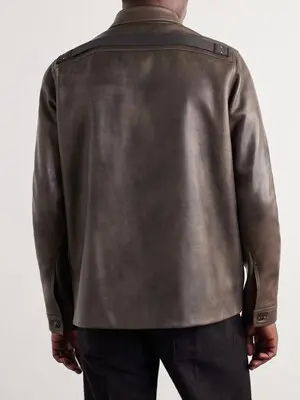 Rick Owens Brad Leather Jacket