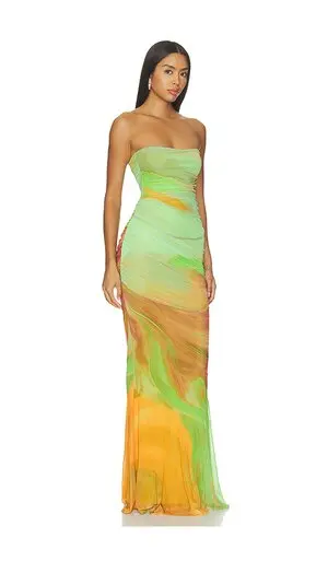 Retrofete Dress - Pera Brushstroke