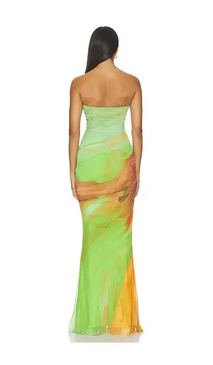 Retrofete Dress - Pera Brushstroke