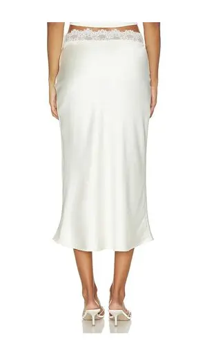 MORE TO COME Rowan Lace Midi Skirt